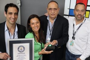 Eshed is the new GUINNESS WORLD RECORDS title holder for the Largest ...